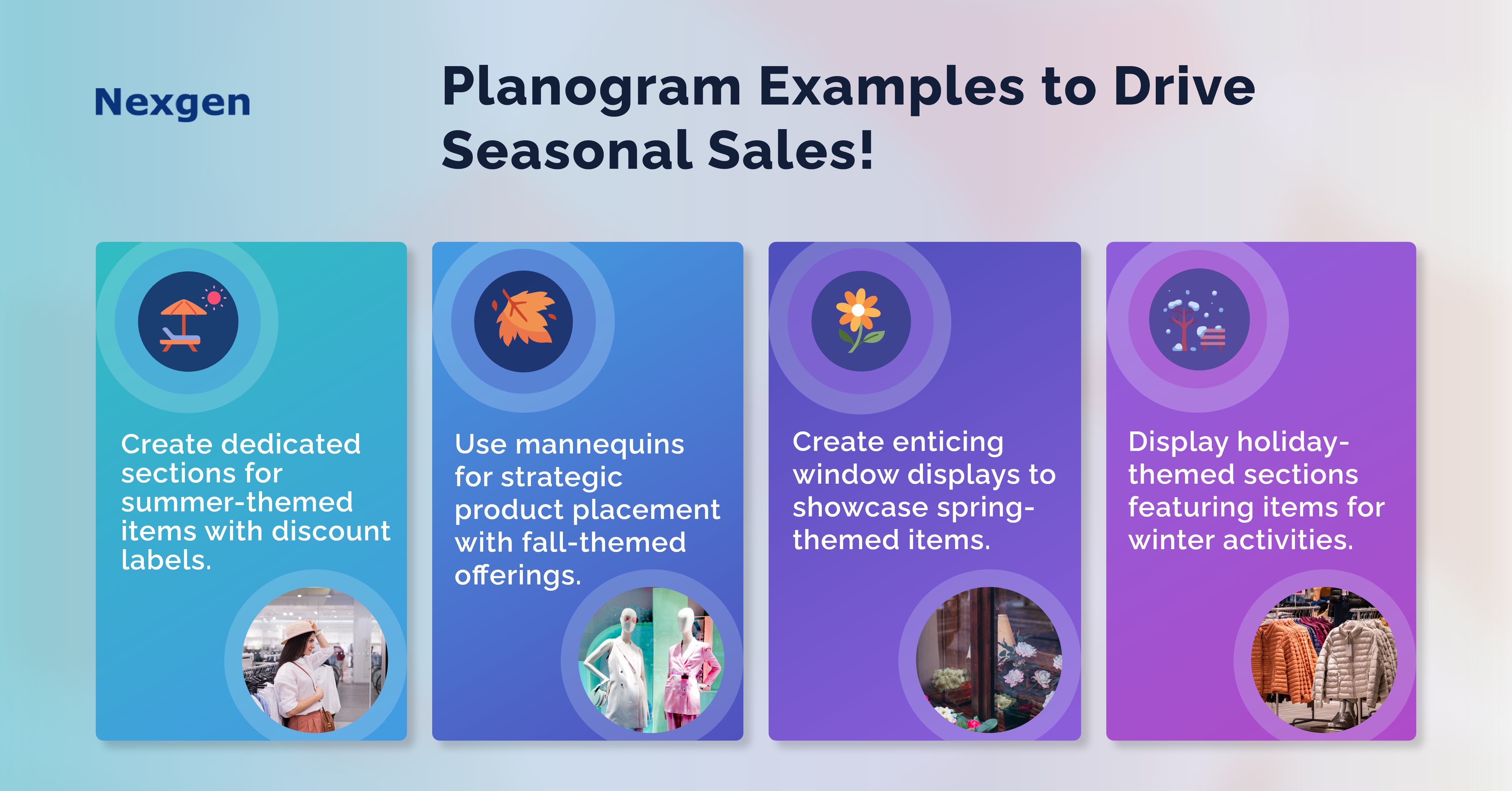 Retail 101: Planogram Examples for Four Seasons to Drive Sales